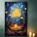 Spiritual Meditation Room Poster - Van Gogh Inspired I Spiritual Lights ...