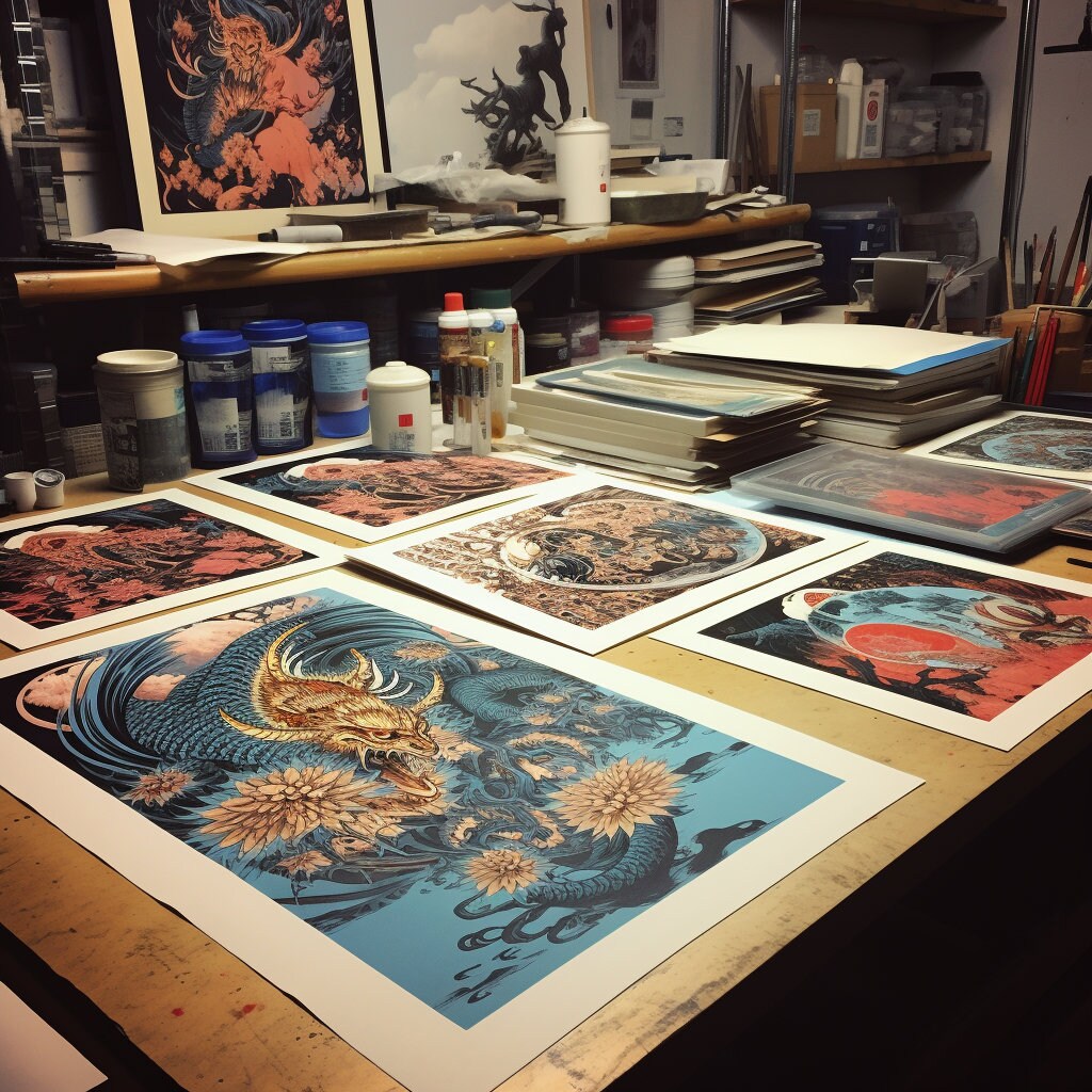 Tree of Elements Wall Art Print I Fantasy Painting I Tree Poster I Tree ...