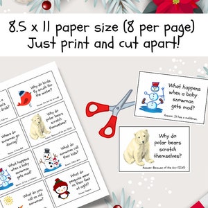 Winter Jokes for Kids, Printable Riddles, Christmas Cracker Jokes ...