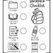 Backpack Checklist, School Backpack Checklist, Printable Backpack ...