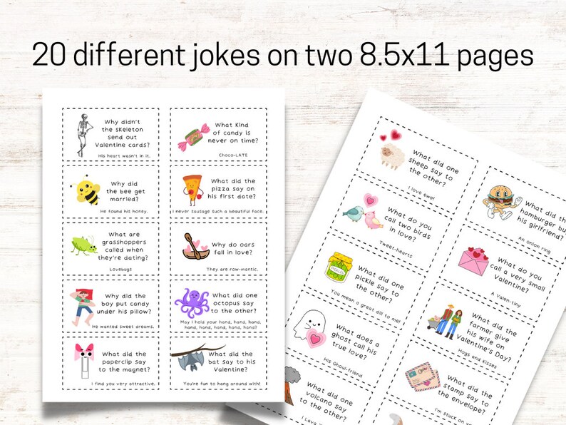 February Jokes for Kids, Printable Jokes for Kids, Lunchbox Notes ...