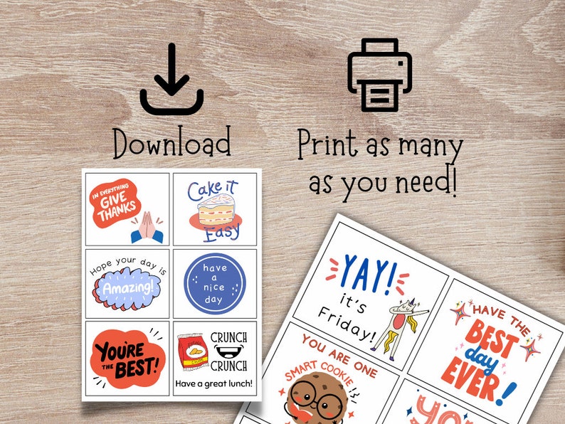 Fall Lunchbox Notes, November Lunchbox Notes, Printable Lunchbox Notes ...