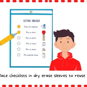 Printable Before and After School Routine Checklists, Visual Checklists ...