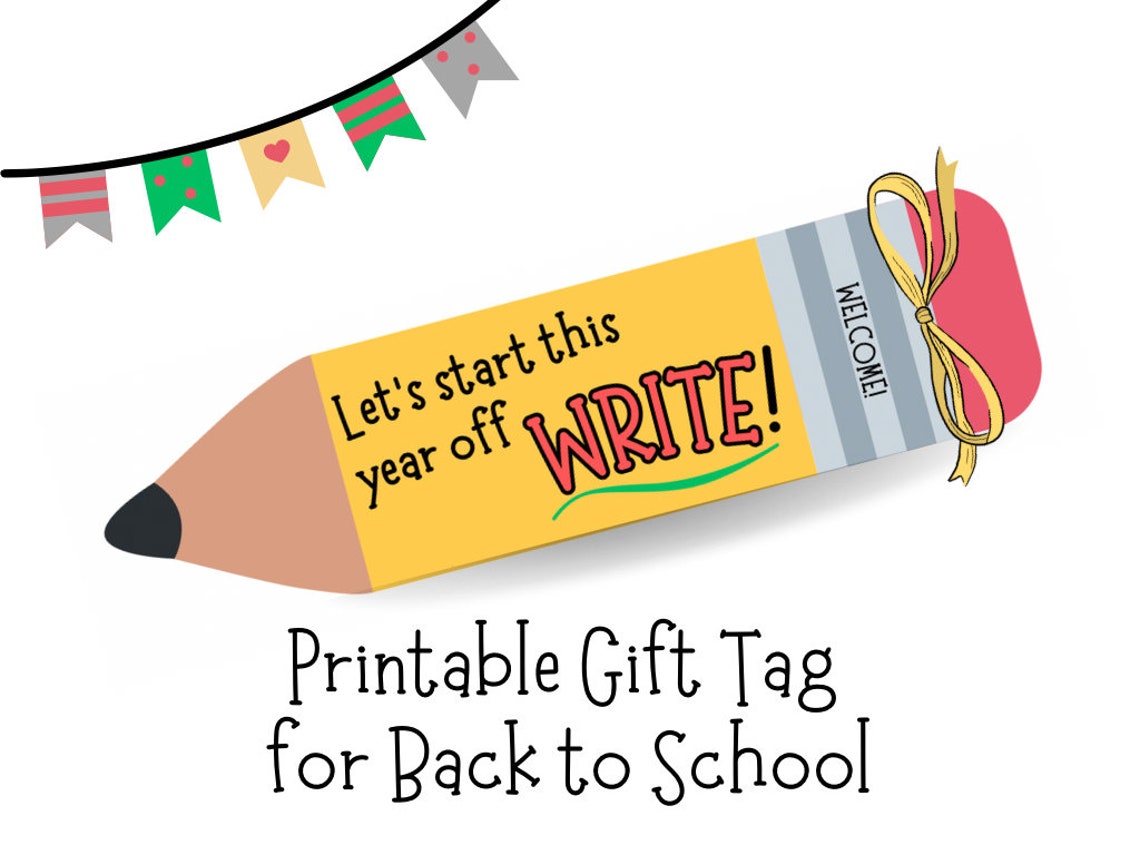 Printable Back to School Gift Tag, School Open House Favor Gift Tag ...