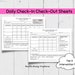 Printable Check-in/check-out Sheets, Middle School CICO, Behavioral ...