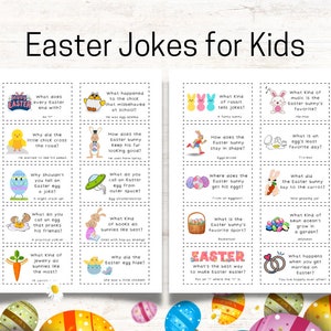 Easter Jokes for Kids, Printable Jokes for Kids, Lunchbox Notes, Easter ...