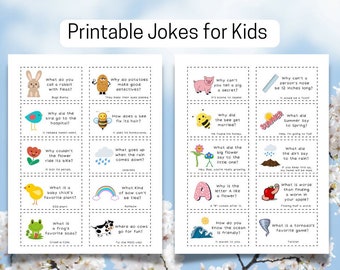 February Jokes for Kids, Printable Jokes for Kids, Lunchbox Notes ...