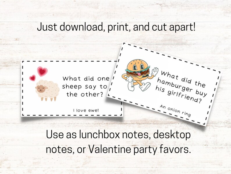 February Jokes for Kids, Printable Jokes for Kids, Lunchbox Notes ...