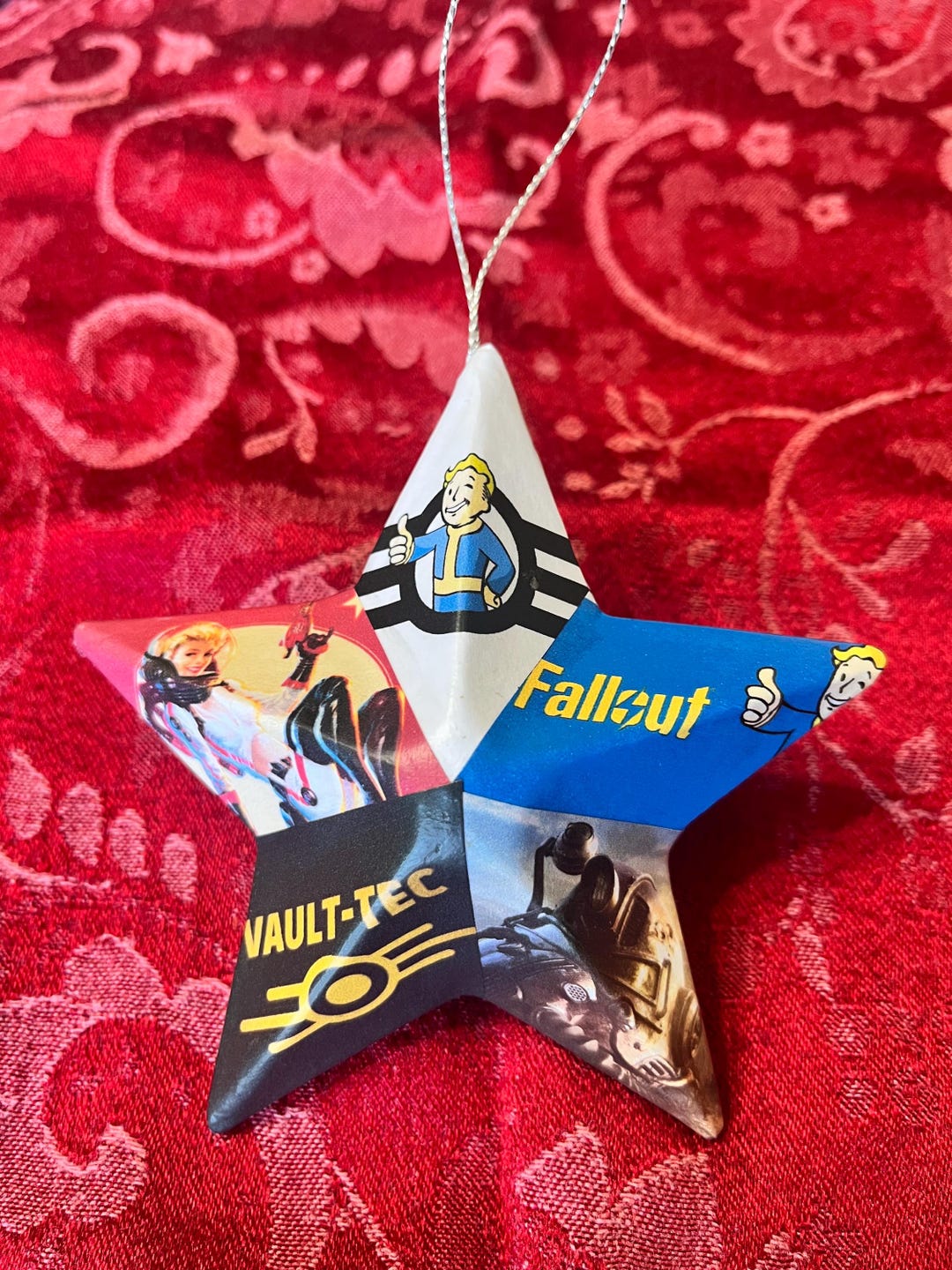 Fallout -vault-tech - Vault Boy - Christmas - Ornament - Handmade ...
