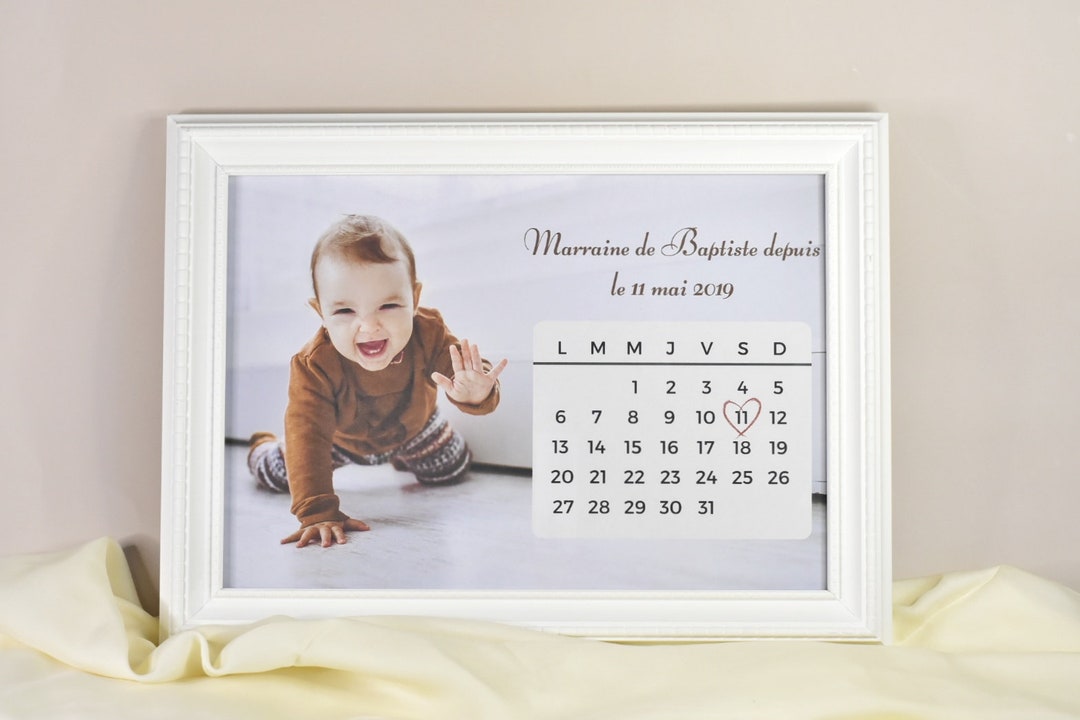 Godfather/godmother Calendar Poster Birth, Birthday, Godfather ...
