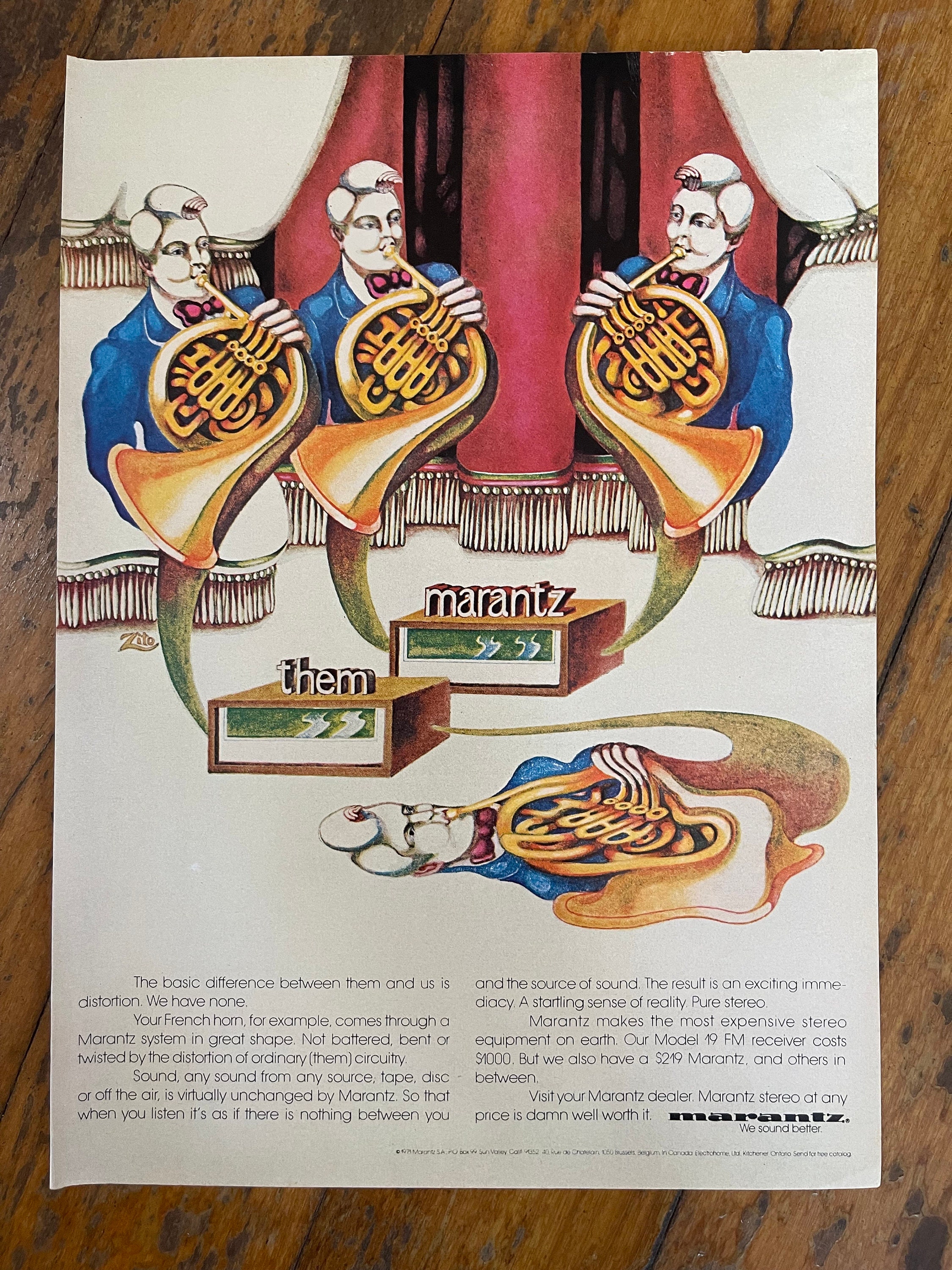 ORIGINAL May 1971 MARANTZ Vintage Ad PLAYBOY Edition Piece of History ...