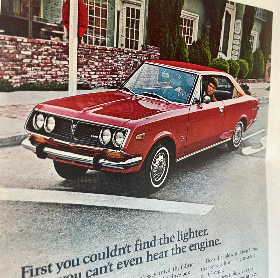 ORIGINAL 1975 toyota Mark Ii Vintage Car Ad Playboy Edition Over 50 ...