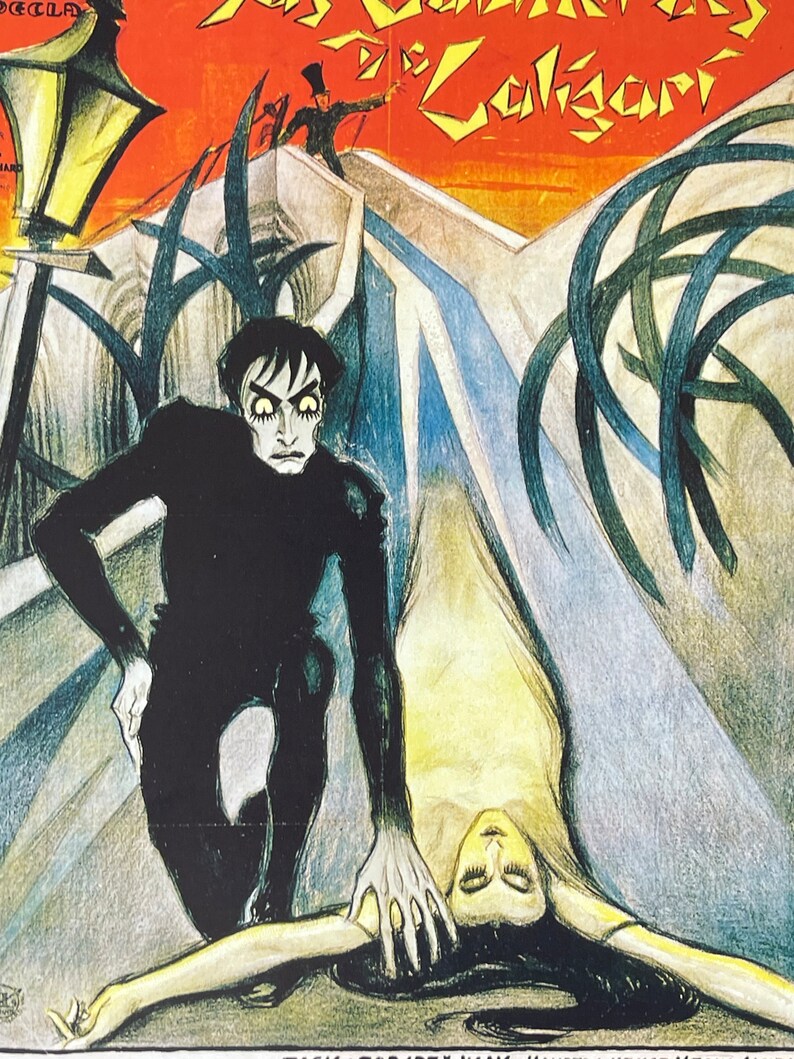 The Cabinet of Dr. Caligari Wall Art Print 1920 German Silent Horror ...