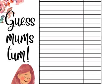 Mommy or Daddy Baby Shower Game Printable - Etsy