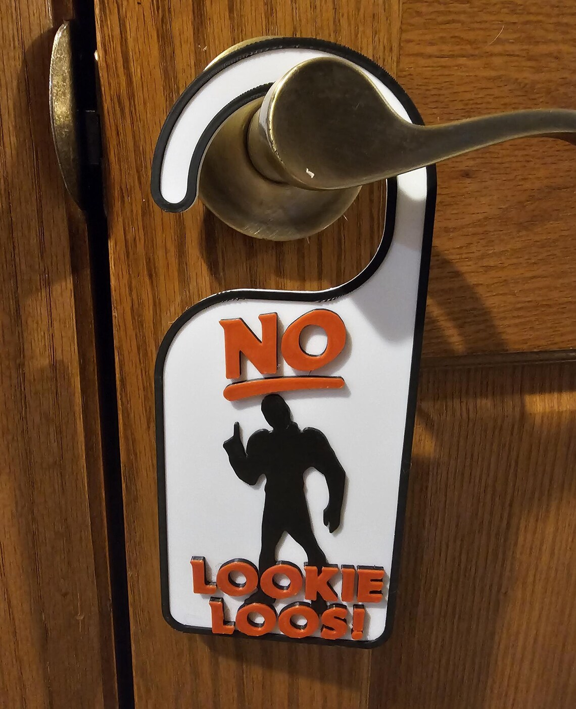 No Lookie Loos Gen V Door Hanger - Etsy
