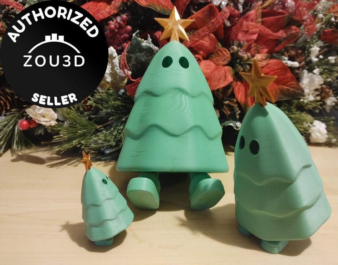 3D Printed Christmas Tree With Legs - Etsy