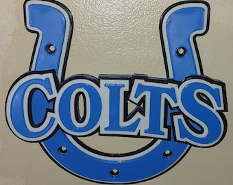 12 Diameter Indianapolis Colts Officially Licensed Pro Football Sign ...