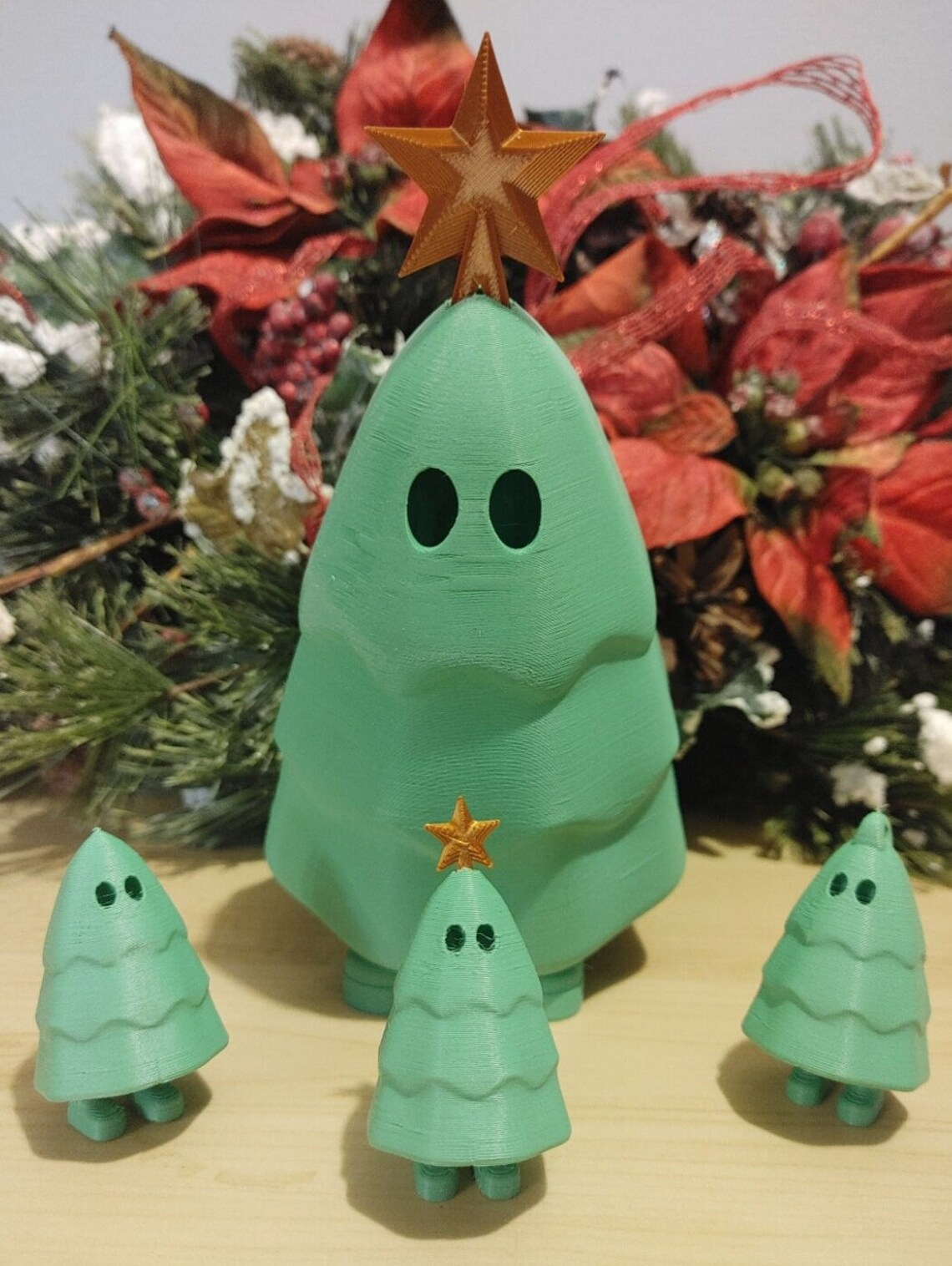3D Printed Christmas Tree With Legs - Etsy