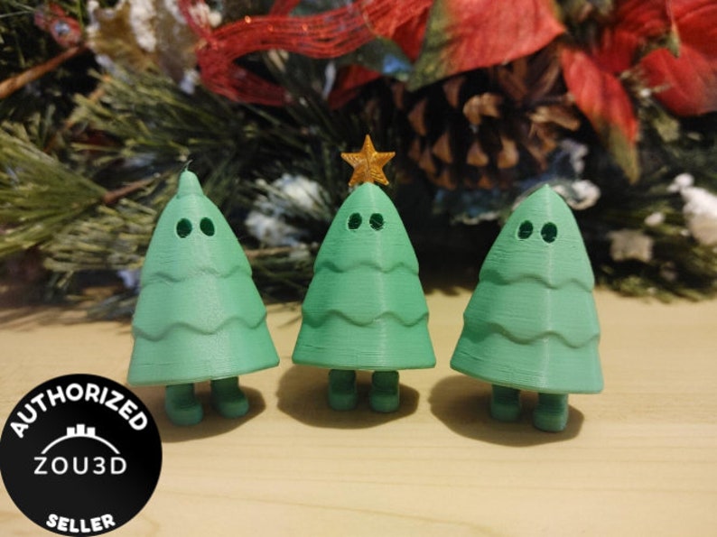 3D Printed Christmas Tree With Legs - Etsy