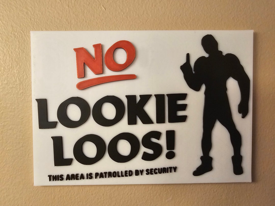 No Lookie Loos Gen V Sign - Etsy