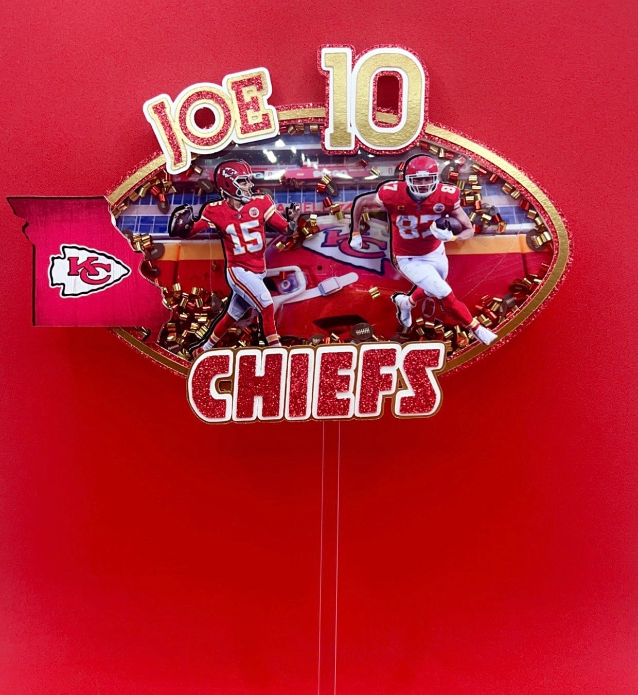 Football Theme Caketopper - Etsy