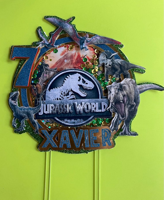 3d Cake Topper Jurassic World - Etsy