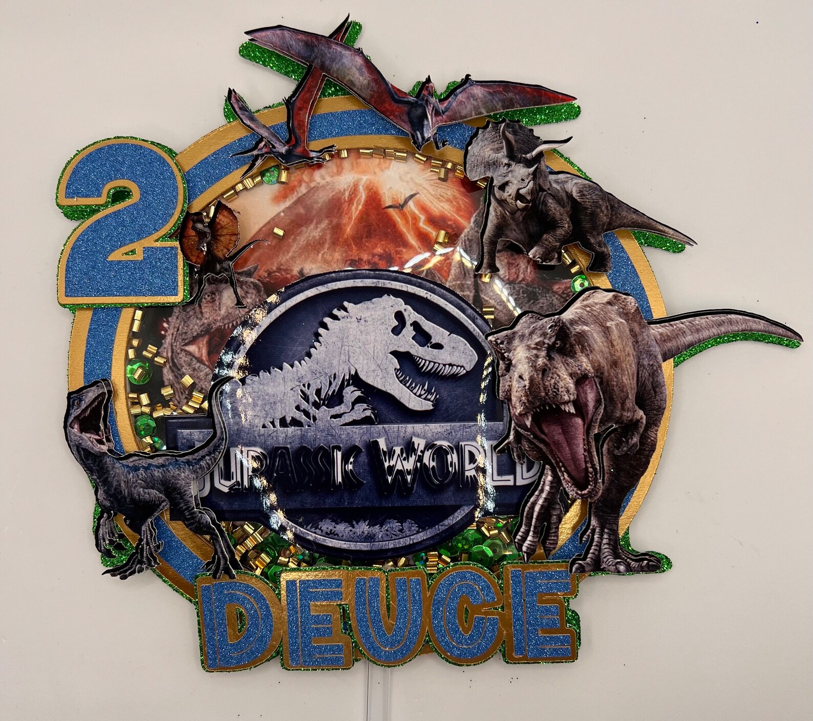 3d Cake Topper Jurassic World - Etsy
