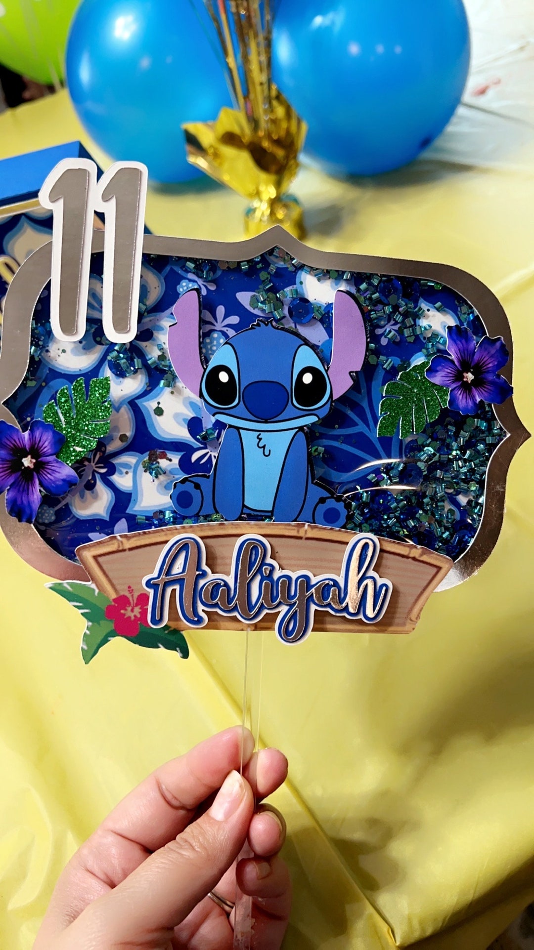 Stitch Cake Topper - Etsy