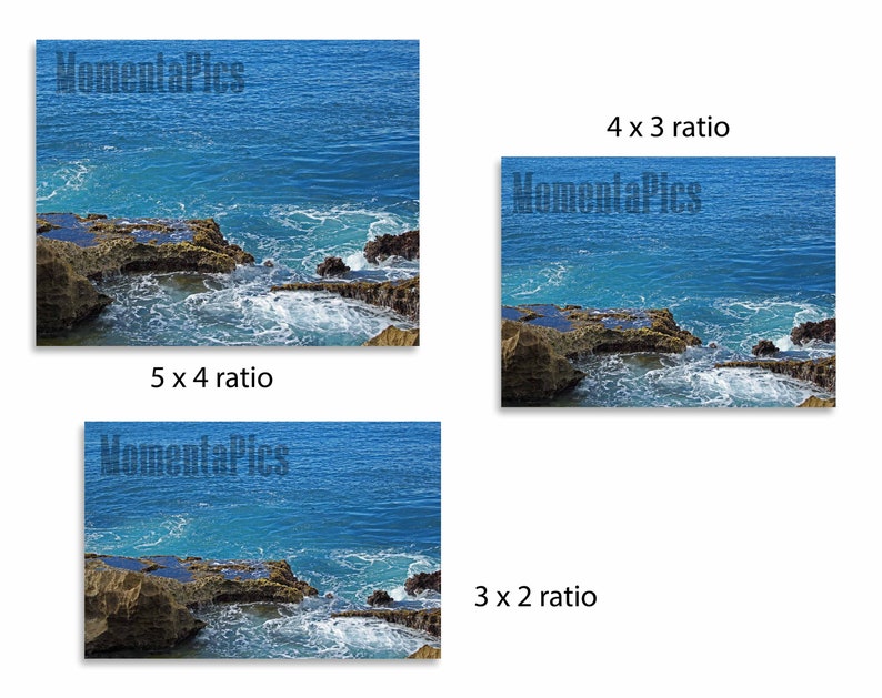 Ocean Rocks With Ocean Foam in Puerto Rico, Digital Download ...