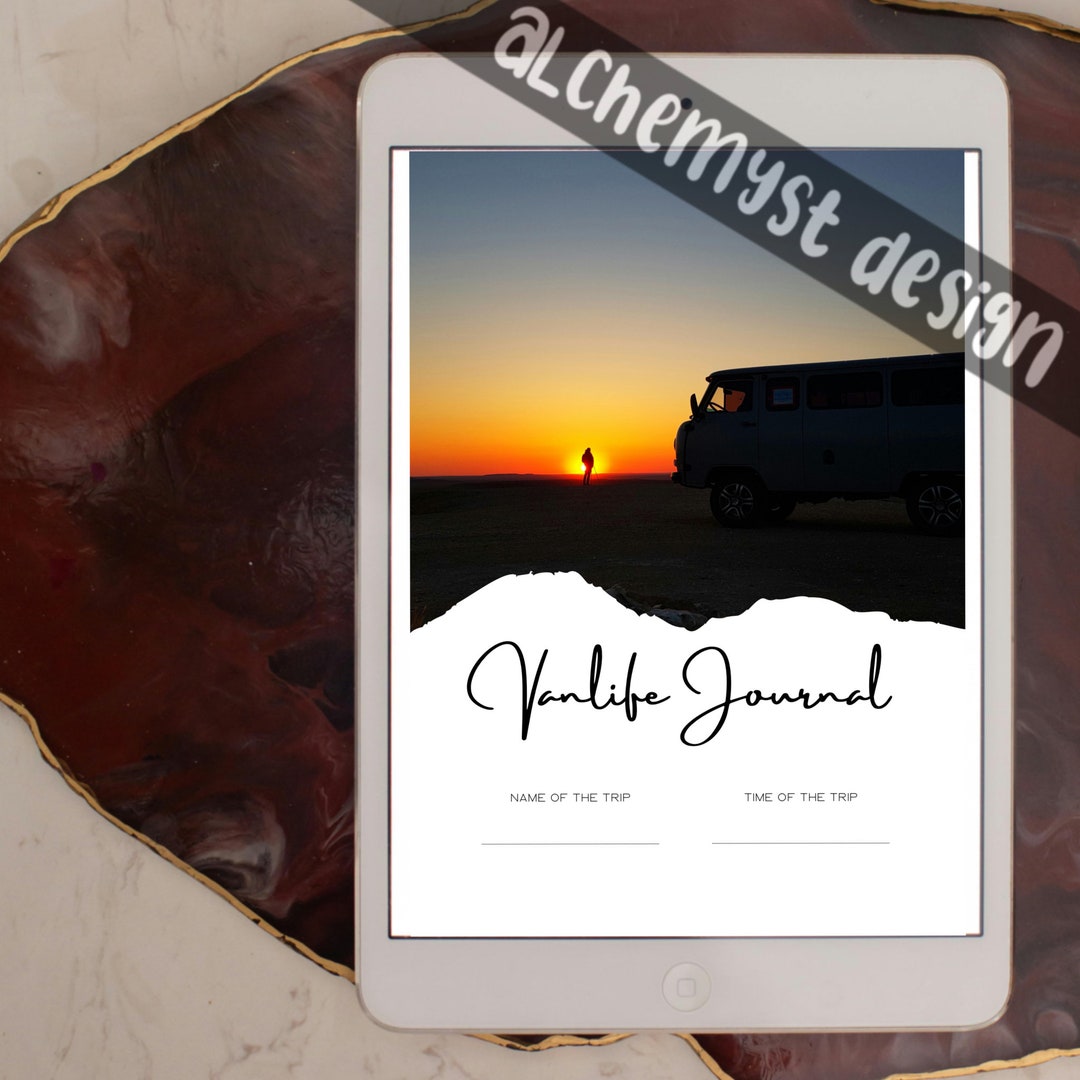 Digital / Printable : Basic Vanlife Journal / Vanlife Planner / Digital ...