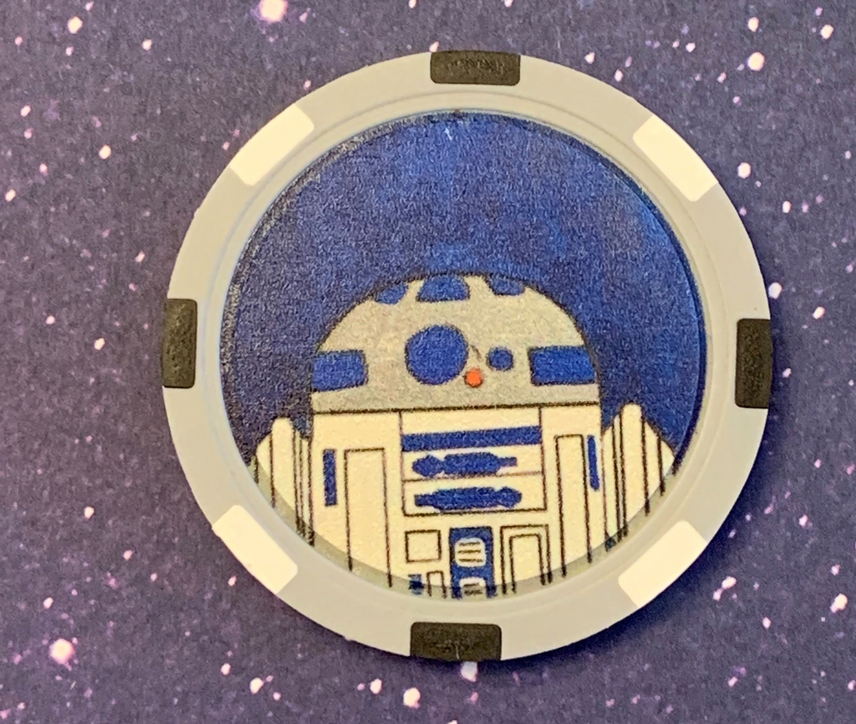 Star Wars R2-D2 Fan Art on Poker Chip - Etsy