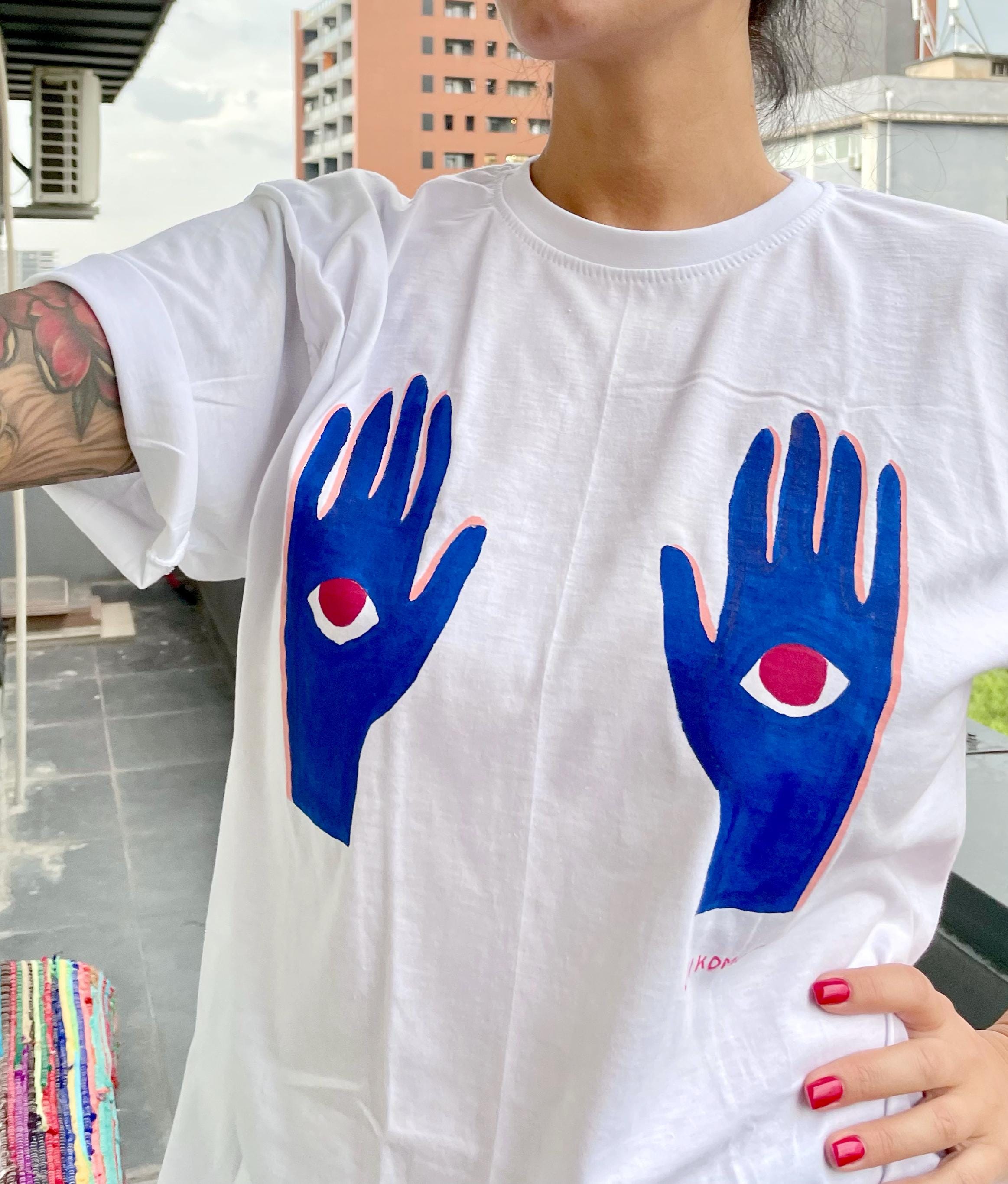 Hand Painted T Shirt - Etsy