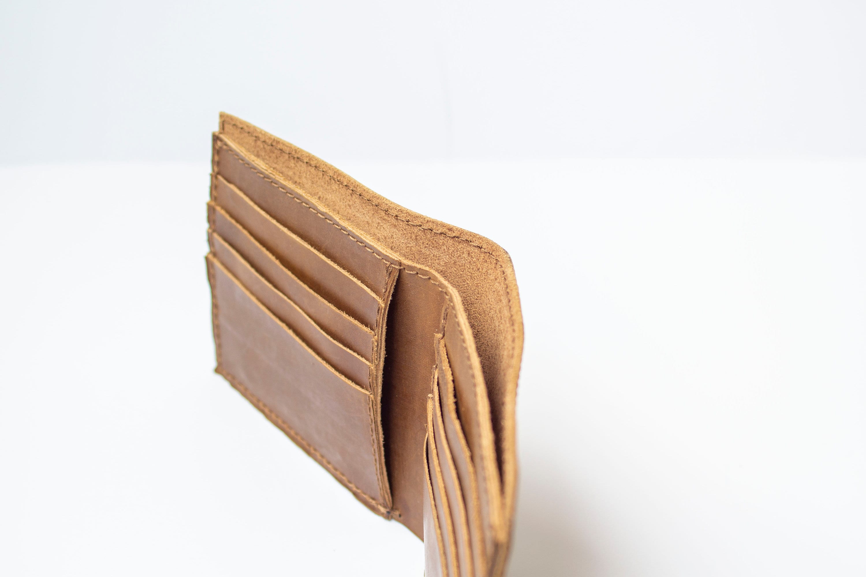 Custom Leather Card Holder, Real Leather Wallet for Men, Custom Bifold ...