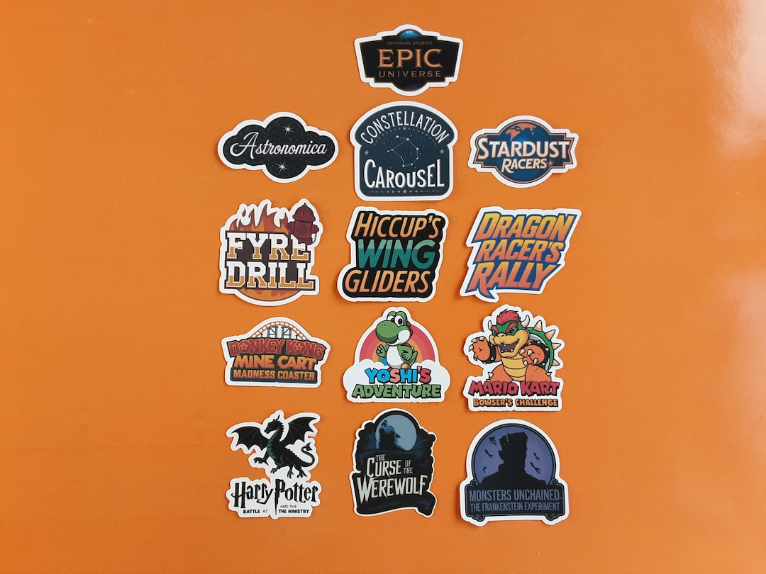 Universal Studios Orlando Epic Universe Attractions Inspired Handmade ...