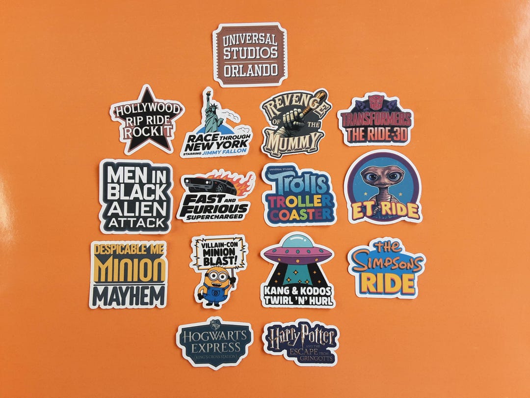 Universal Studios Orlando Attractions and Shows Inspired Handmade ...