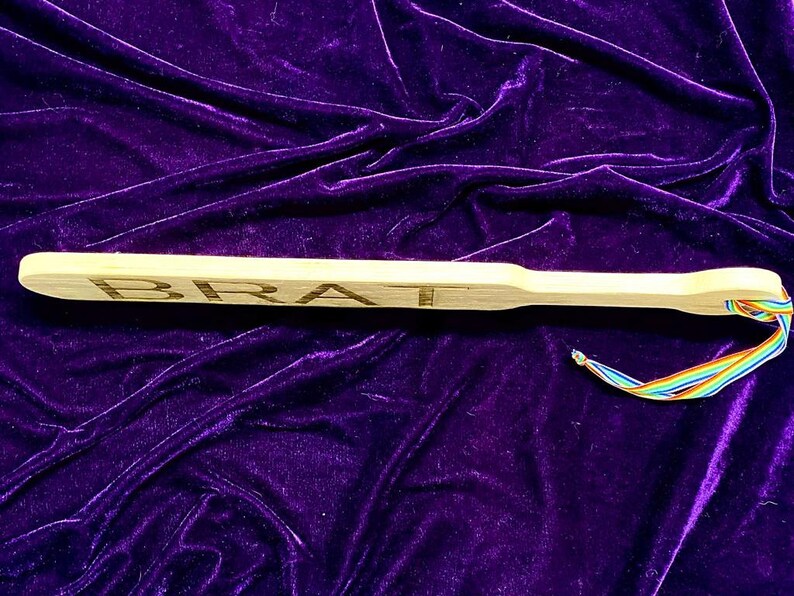 Wood Brat Solid Oak Hardwood Wooden Spanking Paddle - Etsy