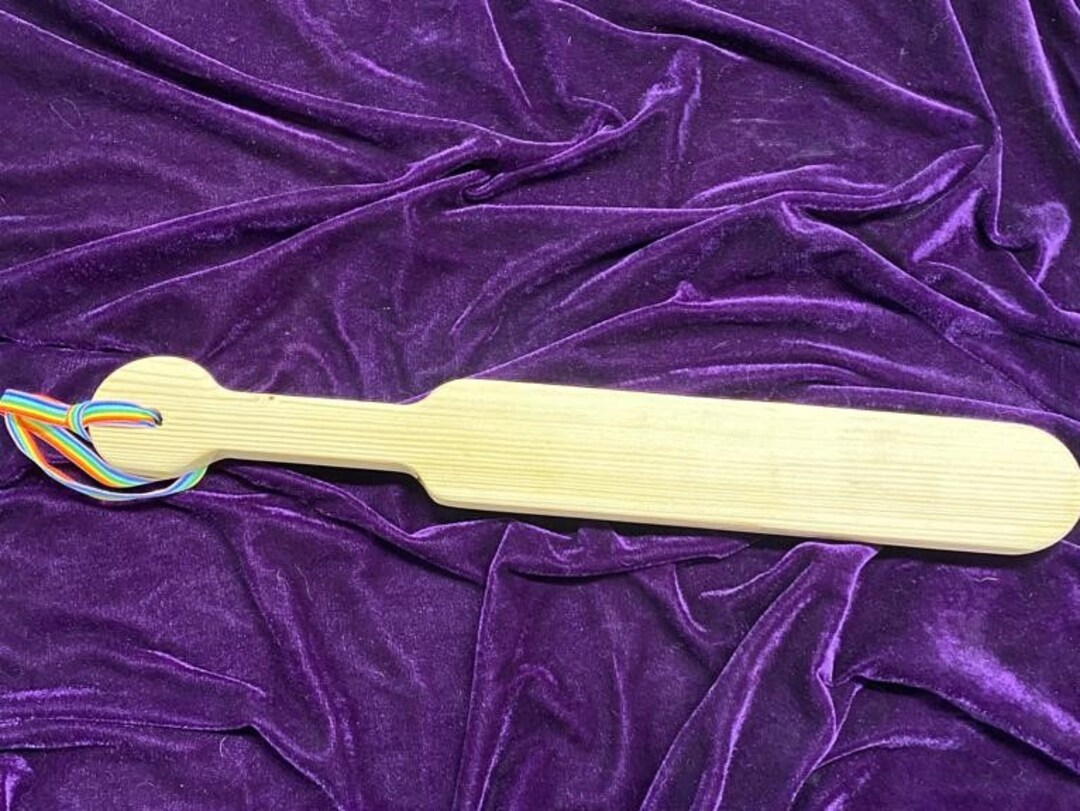 Solid Wood Spanking Paddle Wooden Etsy Uk