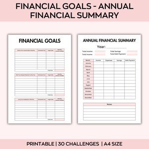 A4 Budget Planner Printable, Finance Planner, Paycheck Budget Printable ...