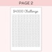 20K, 40k Money Saving Challenge Printable, 20000,40000 Couple Savings ...