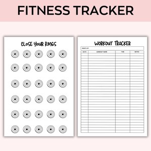 Fitness Tracker Bundle, Meal Planner Printable, Weight Loss Tracker ...