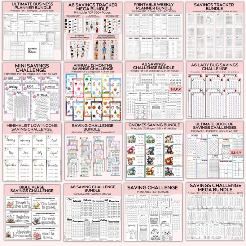 Whole Shop Mega Bundle, LIFETIME Entire Shop Planners Access, Unlimited ...