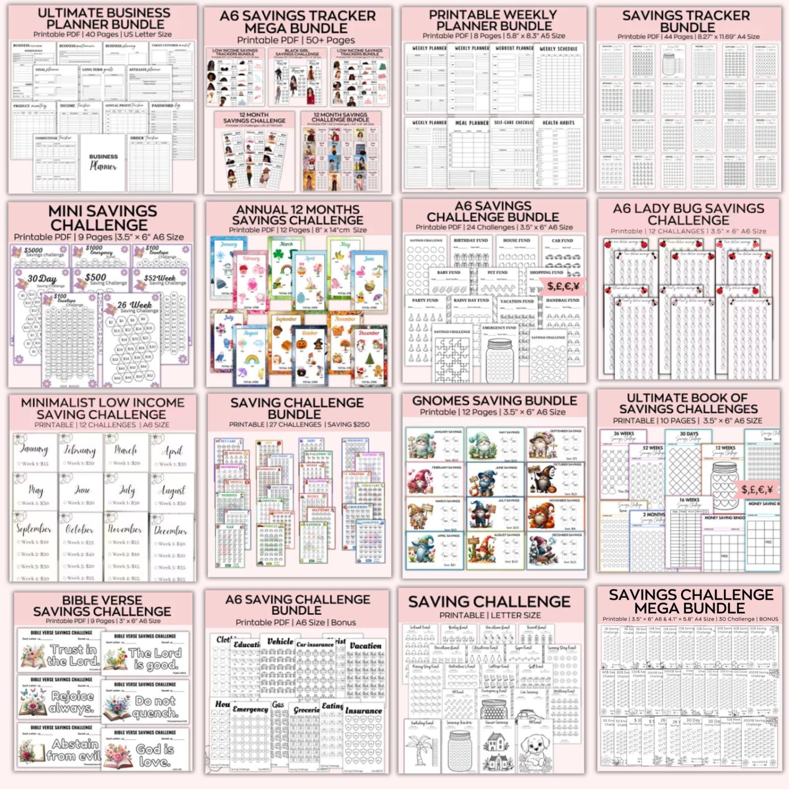 Whole Shop Mega Bundle, LIFETIME Entire Shop Planners Access, Unlimited ...