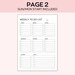 Weekly to Do List Printable, Weekly Task List Template, Weekly Planner ...