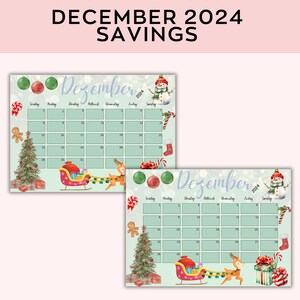 Printable December 2024 Calendar, Colorful Christmas With Cute ...