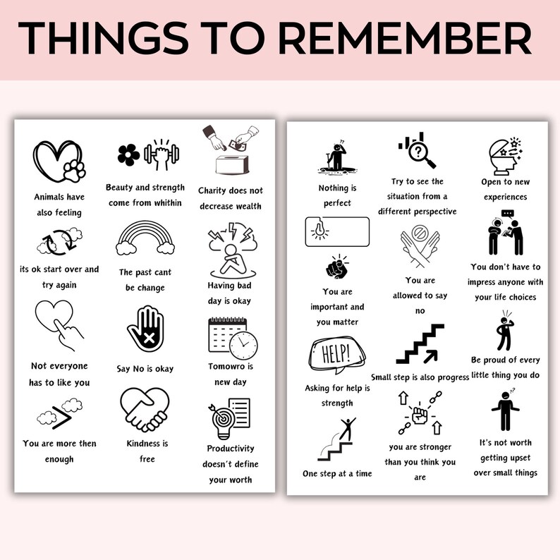 Things to Remember Bundle, A5 Printable Journal Page, Books to Read ...
