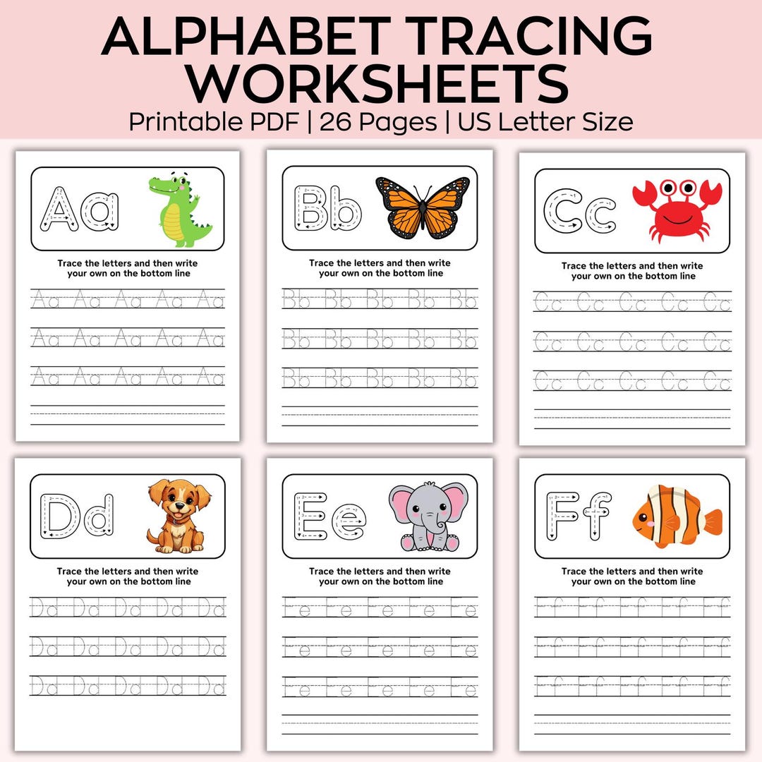 Alphabet Animal Dot Marker Worksheets, Dot Marker Activities for ...