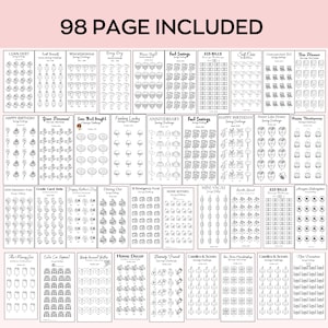 Money Savings Challenges Mega Bundle, A6 Pounds Saving Tracker ...