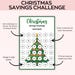 Christmas Savings Challenge Printable, Mini A6 Christmas Saving, Game ...