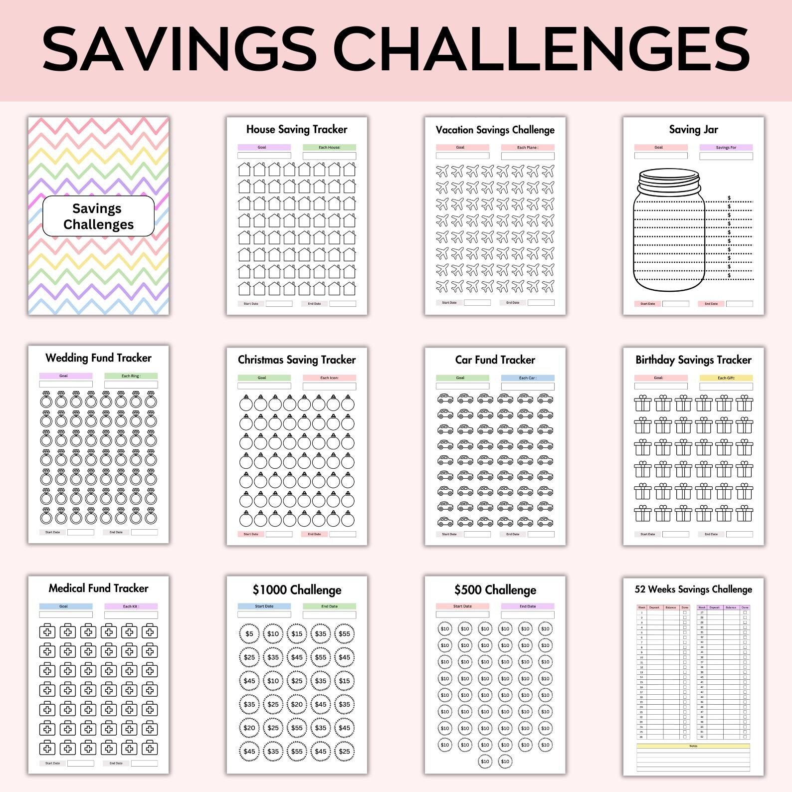 Rainbow Budget Finance Planner Bundle Printable, Digital Finance ...