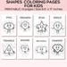 Shape Recognition Game for Kids, Summer Worksheets for Kids, Printable ...